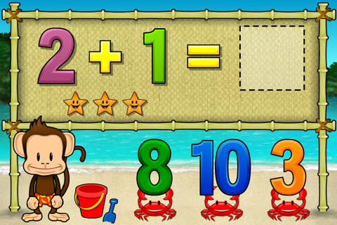 Monkey Math School Sunshine Review: An Educational Vacation - iPad Kids